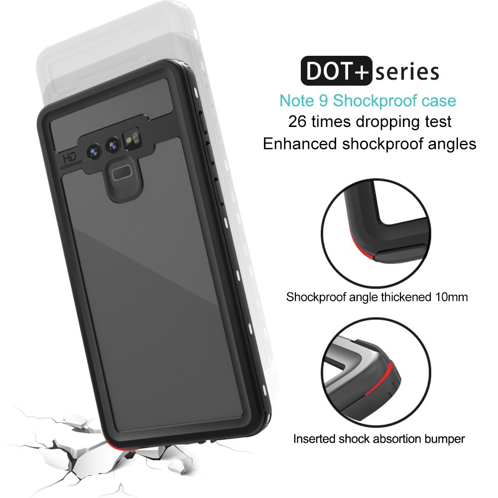 เคสกันน้ำ IP68 Water Proof Case Cover for Samsung Note 9 WaterProof ...