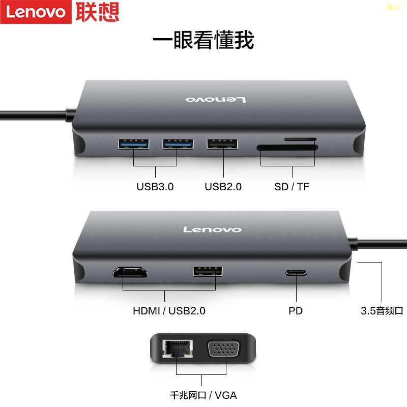เหมาะสำหรับเดิม LX0801 เอ็กซ์แพนชันด็อก อินเทอร์เฟซ Type-c ไปยังตัวแปลง DHMI เป็น VGA แล็ปท็อป ...