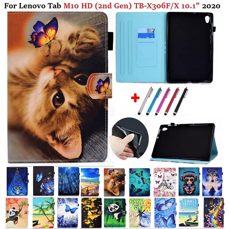 For Lenovo Tab M10 HD 2nd Gen 10.1 inch TB-X306X TB-X306F Case Cat ...