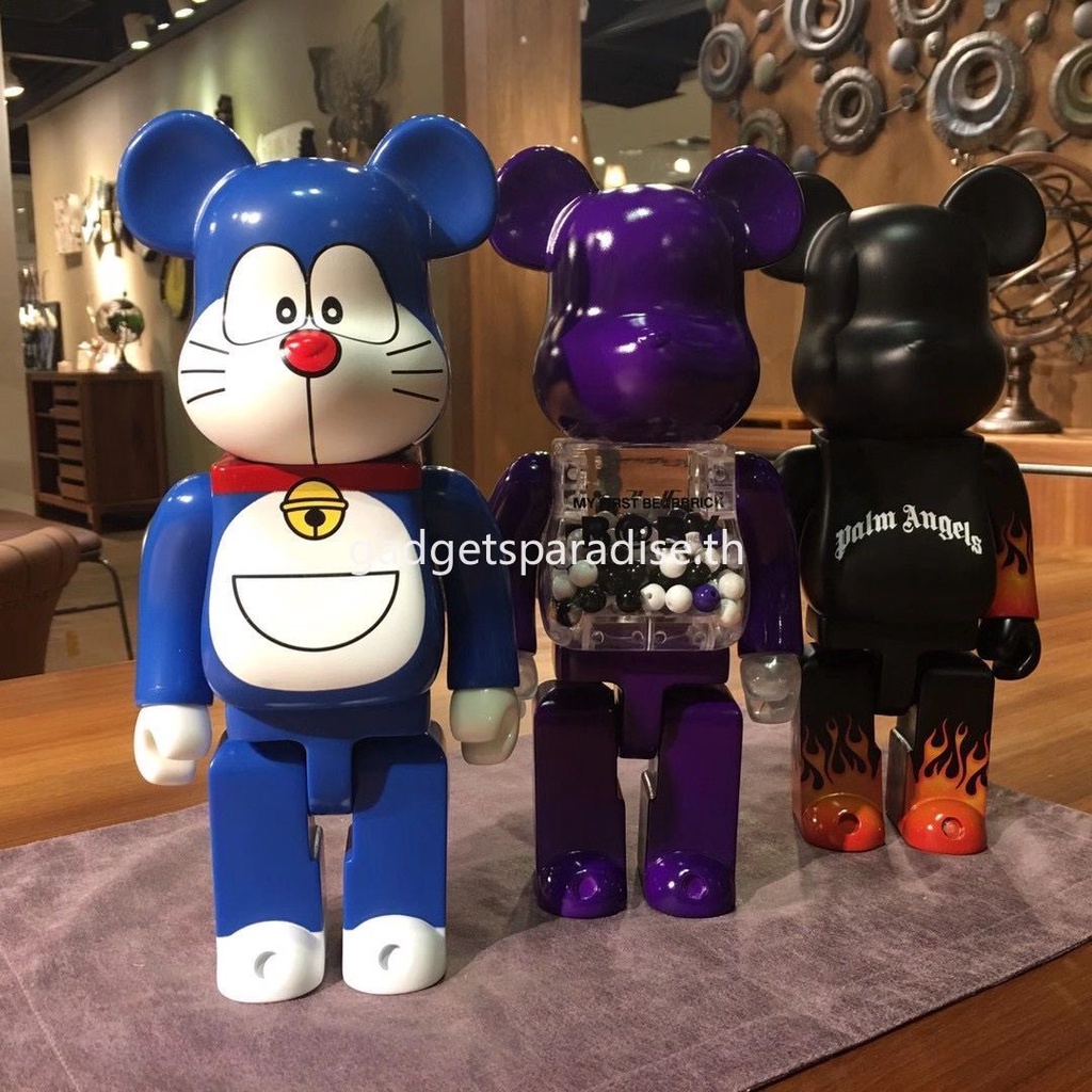 DORAEMON 400 % Bearbrick Palm Angel Fire Qianqiu โมเดลตุ๊กตาของเล่น ...
