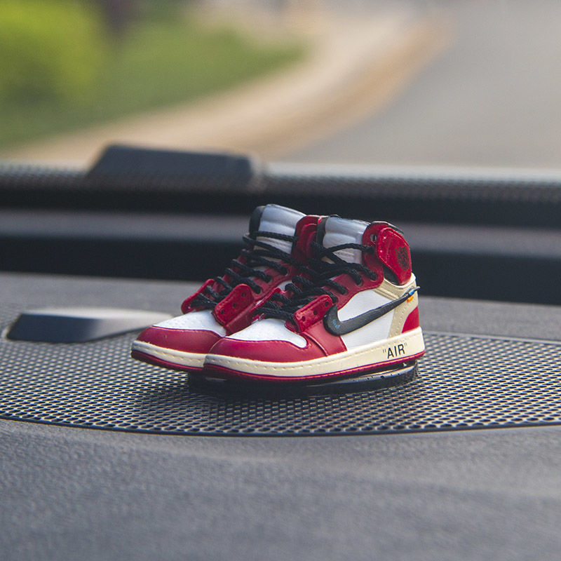【A Pair】Aj Shoe Model 3D Dimensional Model Car Decoration AJ Keychain ...