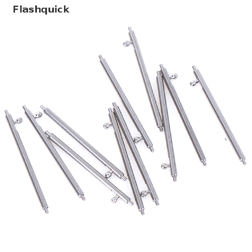[Flashquick] 10Pcs Quick Release Spring Bars Stainless Steel Watch Band ...