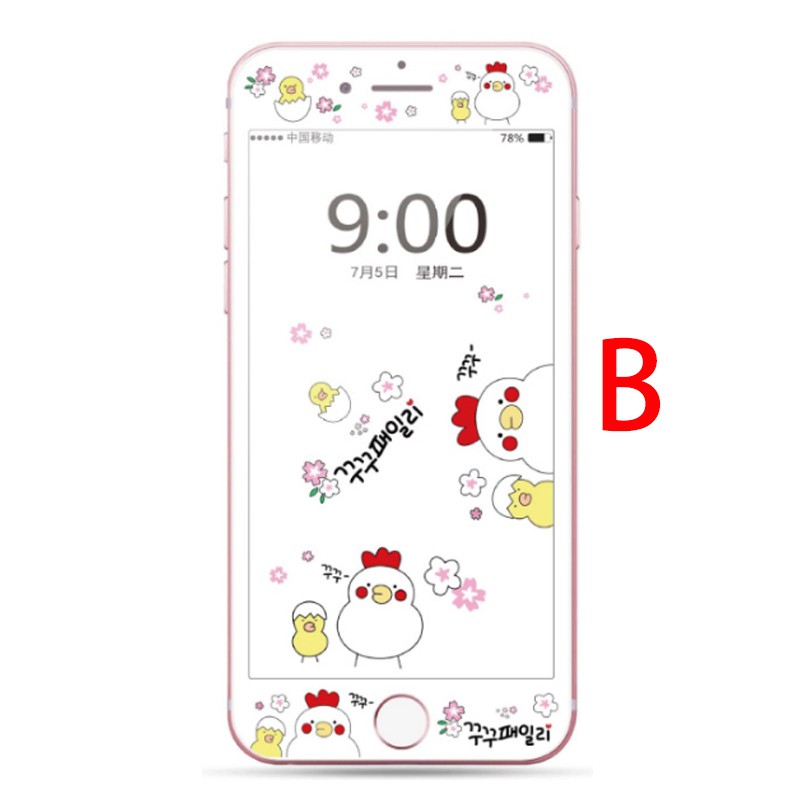 ฟิล์มกระจกเต็มจอ iphone7plus ฟิล์มป้องกัน iphone6plus ฟิล์มกระจก iphone6 6s Front screen ...