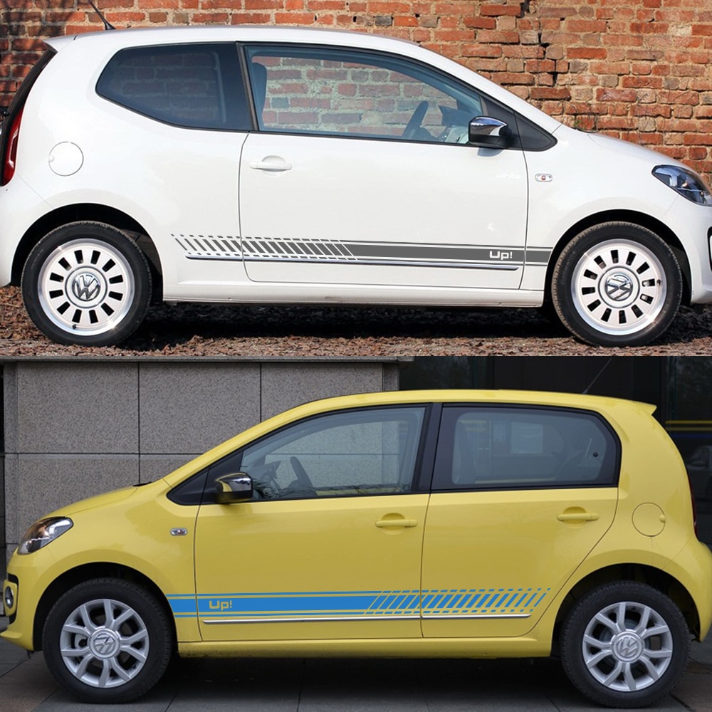 （In Stock）2PCS Vinyl Car Stickers Stylish Sport Automobiles Side ...