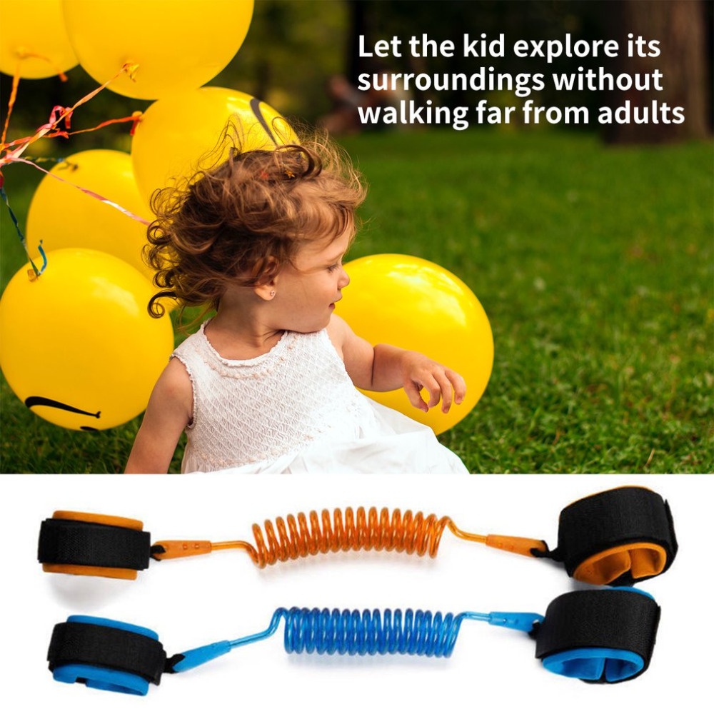 1.5m Adjustable Children Kids Safety Anti-lost Wrist Link Band Bracelet ...
