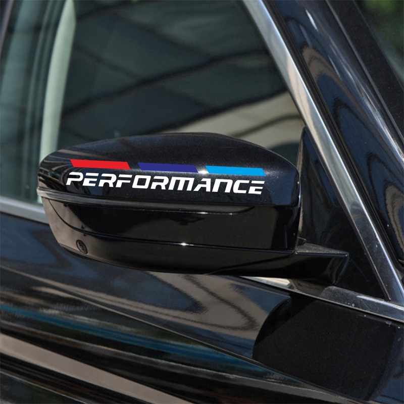 สติกเกอร์ ลาย Performance สำหรับติดกระจกมองข้าง รถยนต์ BMW M3 M5 M6 X1 ...