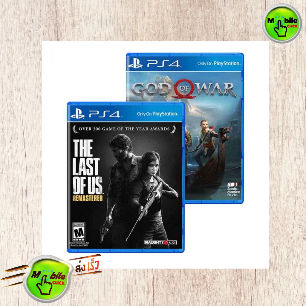 PS4 Pro-ศูนย์ไทยประกัน 2 ปี ชุดพิเศษ 2 เกม God of WarTHE LAST OF US (Remastered) - mobile_click ...
