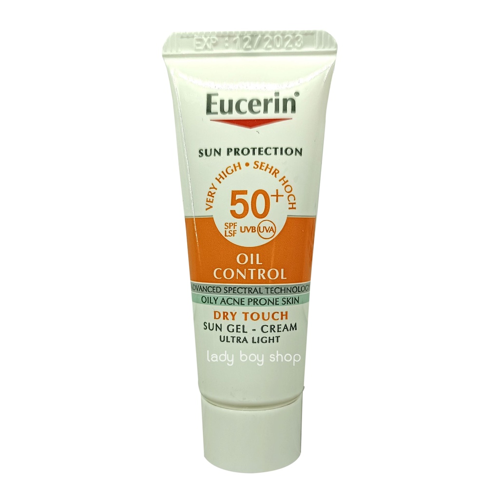 ♥️ฟรี EMS//Eucerin Oil Control Sun Gel-Cream Dry Touch SPF 50+ ขนาด50ml ...