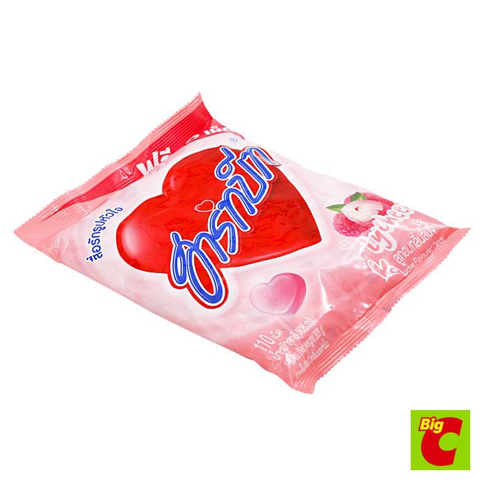 Sugus(ซูกัส) ฮาร์ทบีท ลูกอม รสลิ้นจี่ 100 เม็ด Hartbeat Lychee Flavor ...