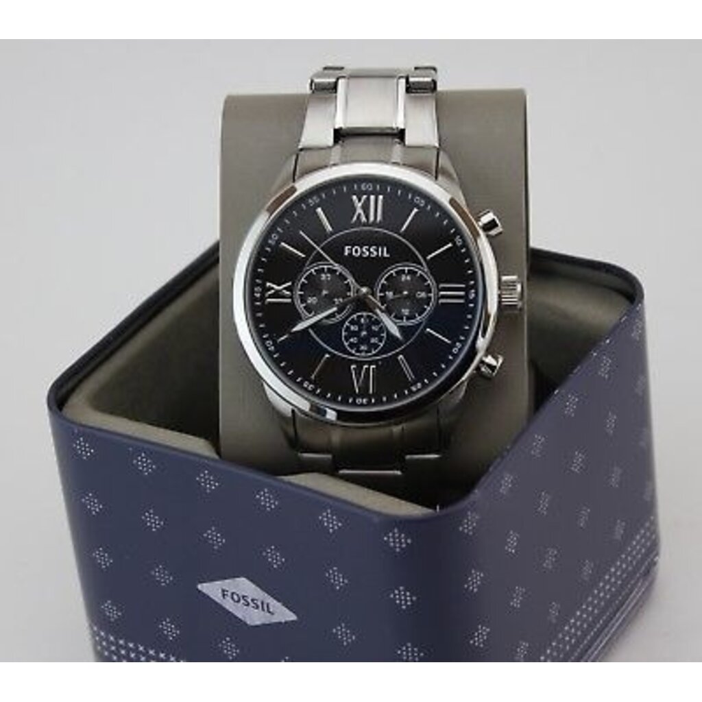 FOSSIL FOSSIL Flynn Chronograph Stainless Steel Watch BQ1125IE BQ1125IE ...