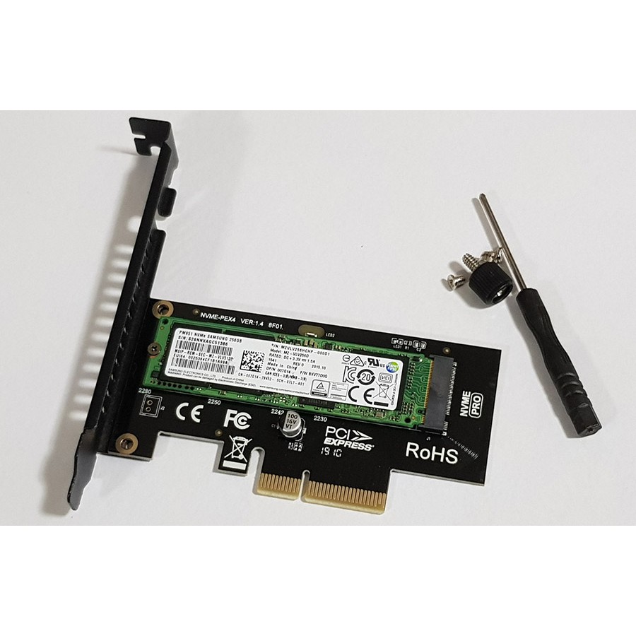 SSD M2 NVMe to PCI Express การ์ดแปลง M.2 Adapter เร็วแรงมากๆ 40GB per ...