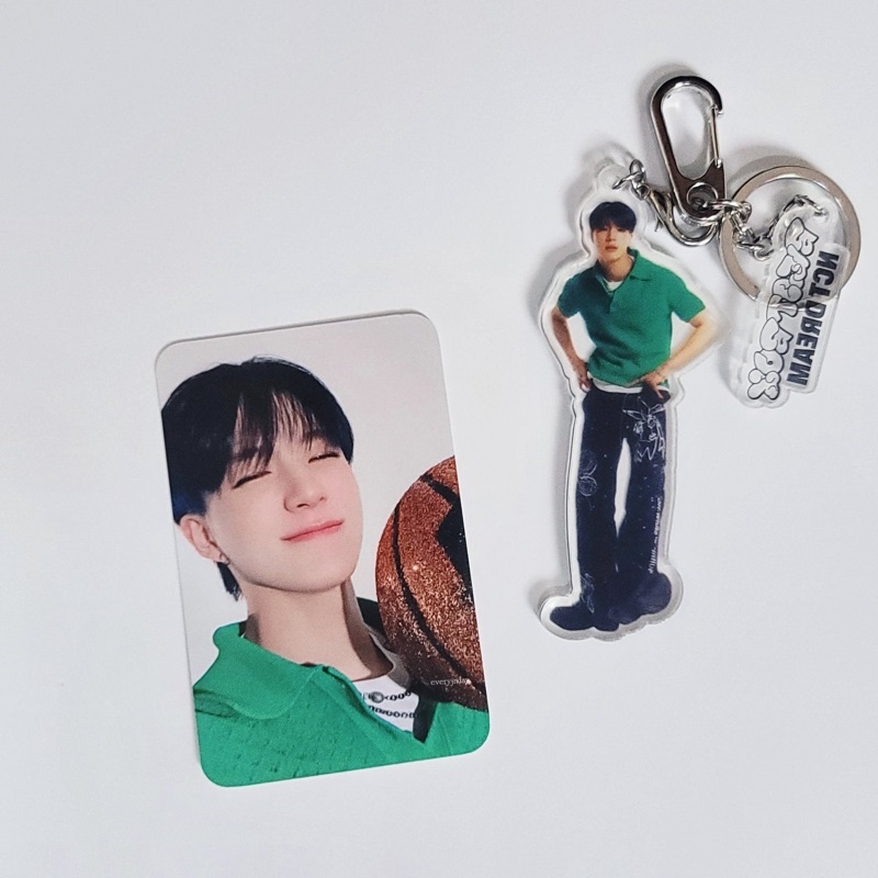 พร้อมส่ง พวงกุญแจ เจโน่ acrylic keyring photo card set ( Goods beatbox ...