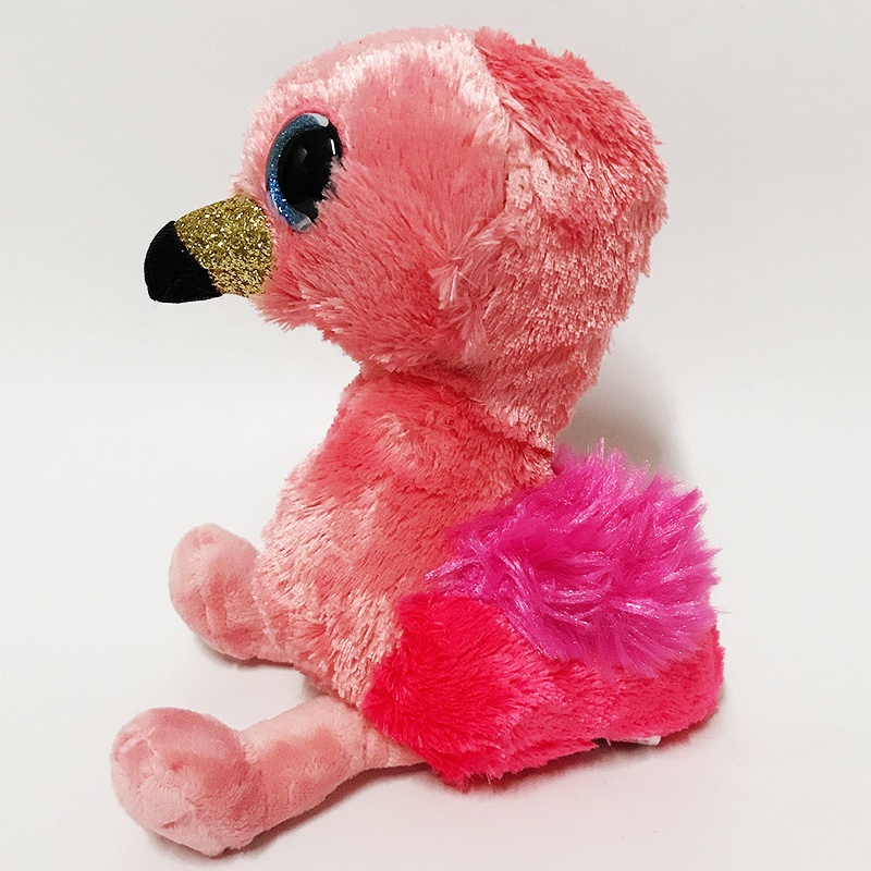 Ty Beanie Boos GILDA the Flamingo ตุ๊กตานุ่ม รูปการ์ตูนสัตว์น่ารัก ขนาด ...