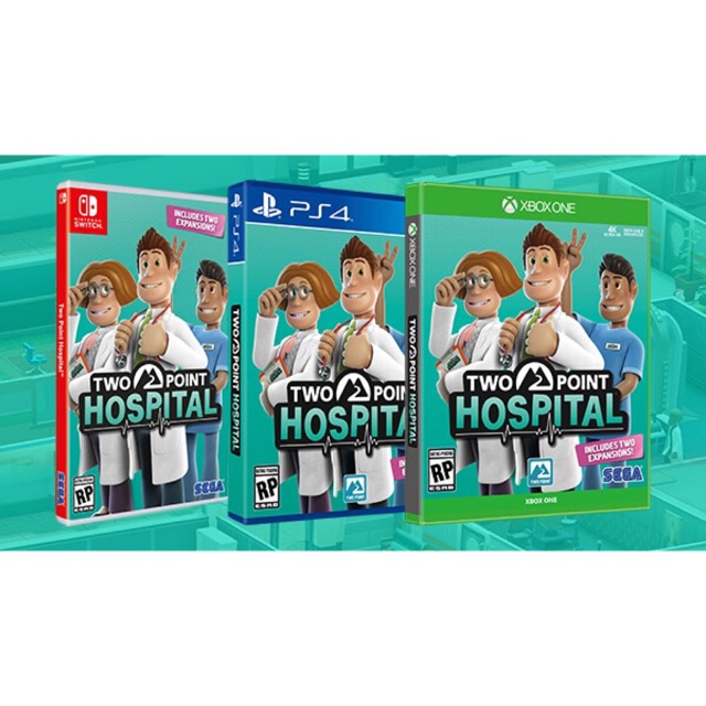 แผ่นเกมส์ Two Point Hospital - bankflyer - ThaiPick