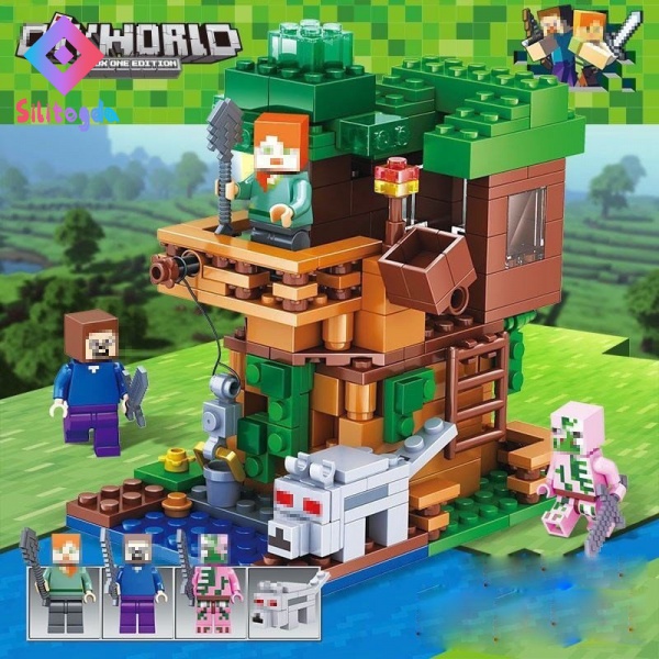 LEGO Minecraft Building Block The Tree House Small Building Blocks Sets ...
