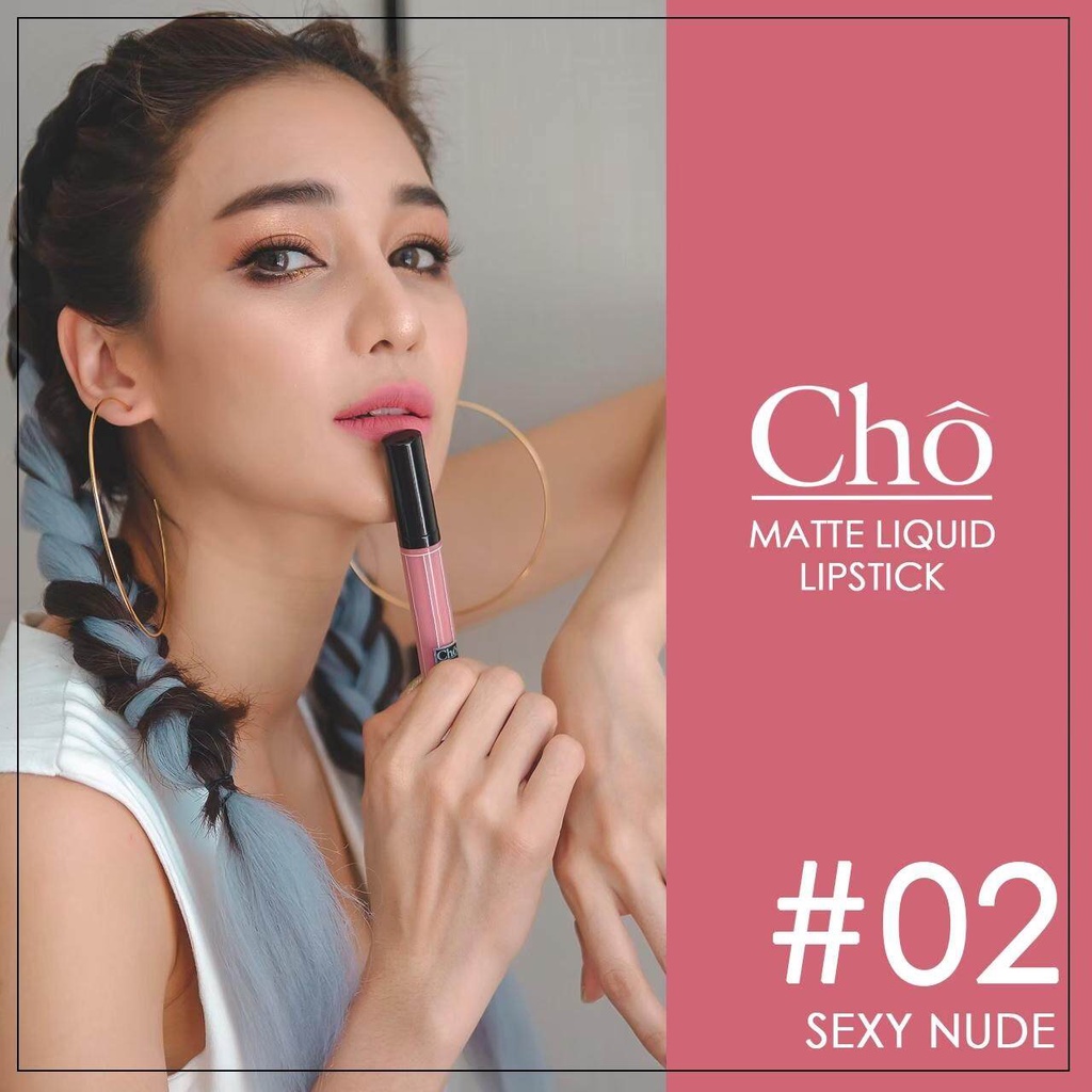 Cho Matte Liquid Lipstick ลิปโชเนื้อใหม่ ลิปเนื้อแมทรุ่นใหม่ บางเบา สี ...