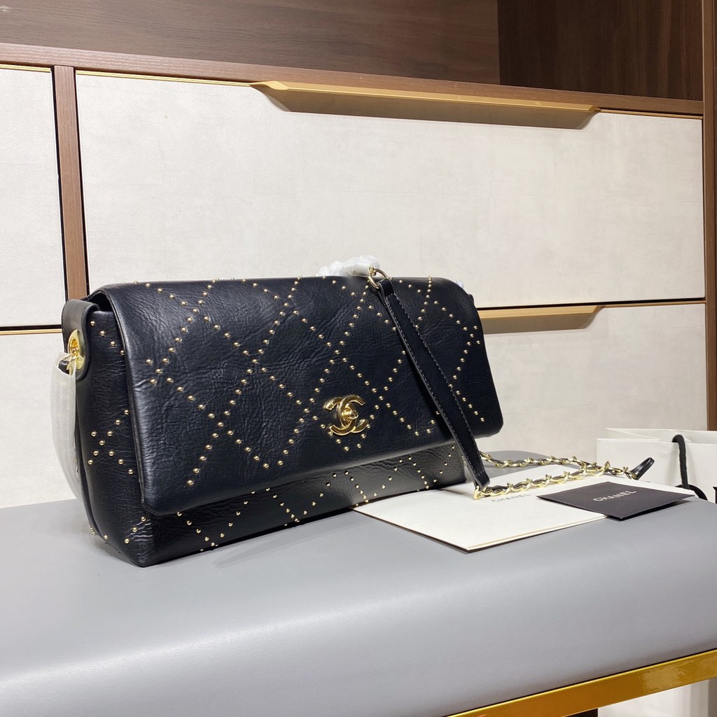 2021 latest chanel_ single shoulder diagonal bag trend Versatile The ...