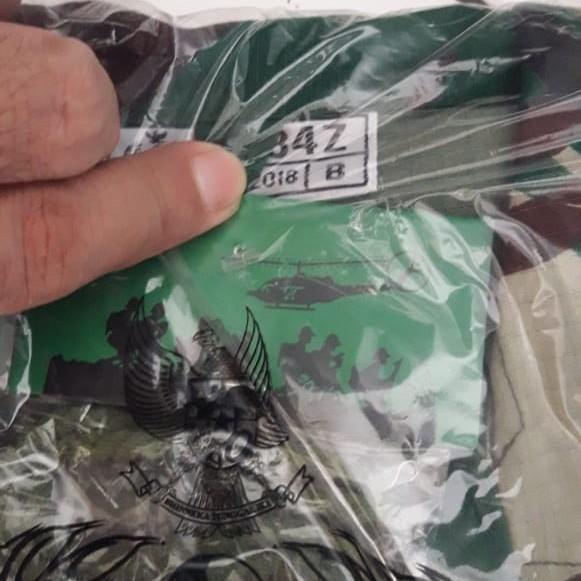 เครื่องแบบรักษาความปลอดภัย เสื้อเชิ้ต ลาย Doreng Malvinas Original Pdl Jatah Tni สําหรับผู้ชาย ...