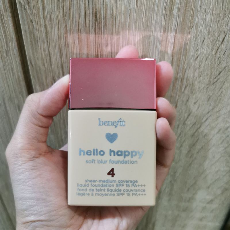 (ฟรี EMS) Benefit Hello Happy Soft Blur Foundation 30ml - choooseme ...