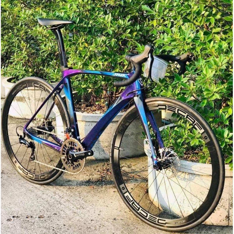 จักรยานเสือหมอบ Java Feroce Disc ไซส์ 52 สีม่วง | Shopee Thailand