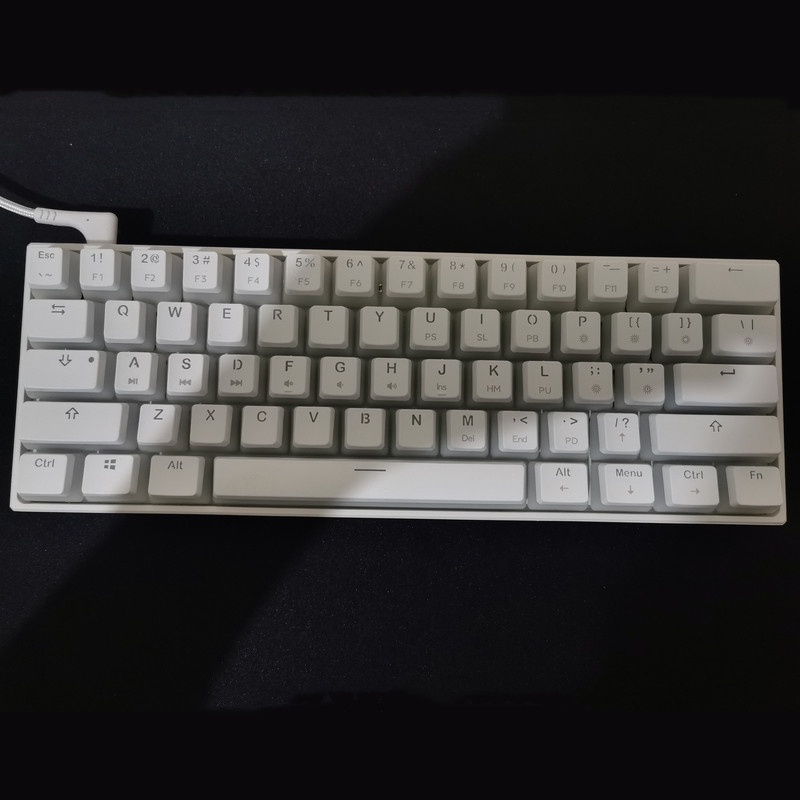 แป้นพิมพ์：MK61 61 Keys BT Keyca Mechanical Gaming Keyboard RGB ...