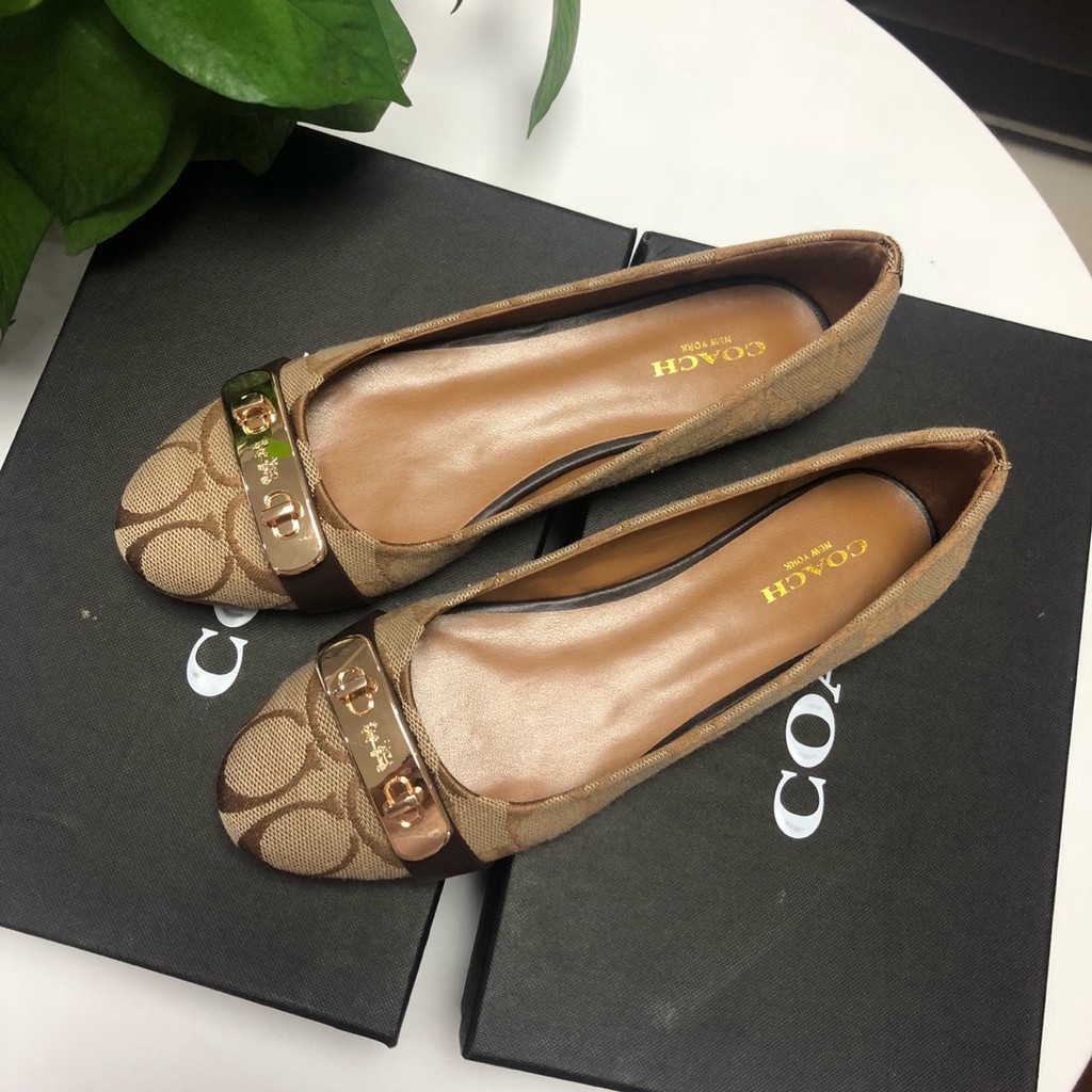 Sepatu Flat Model Coach Original - pengyi1.th - ThaiPick