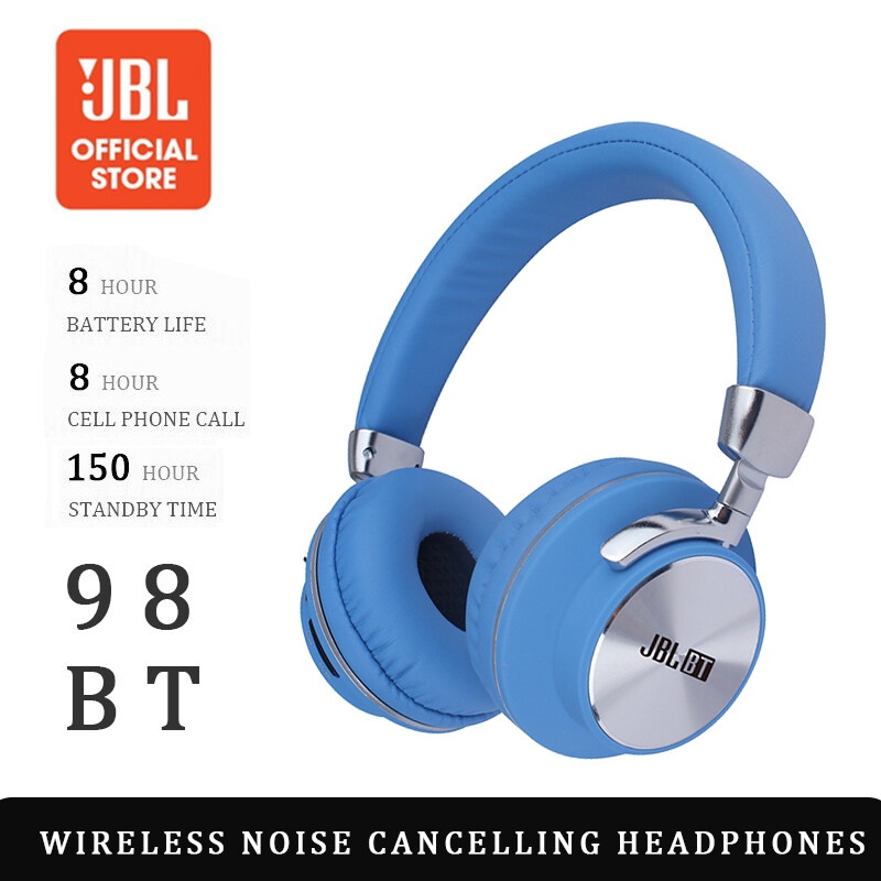 ของแท้JBL 98BT หูฟัง Over-The-Ear Headphones with Microphone หูฟัง บลูทูธ Pc Gaming หูฟังบลูทูธ ...