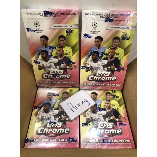 พร้อมส่ง2021-22 Topps Chrome UEFA Champions League Hobby Box - rungrrb42 - ThaiPick