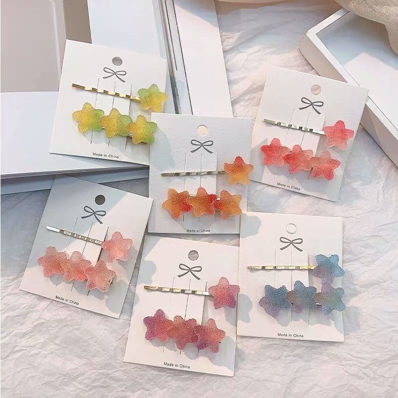 เครื่องประดับสุทธิสีแดงIns ลมสาวหัวใจ hairpin น่ารักเด็ก soft candy ...