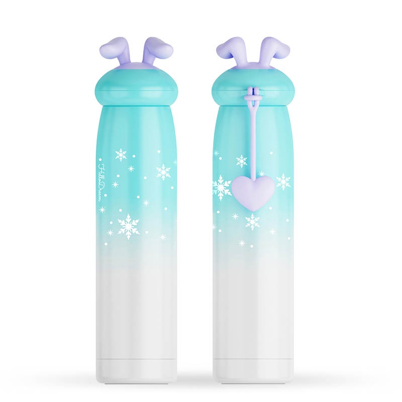 ถ้วยStainless Steel Thermos Cu Vacuum Lightning Rabbit Cartoon ortable ...