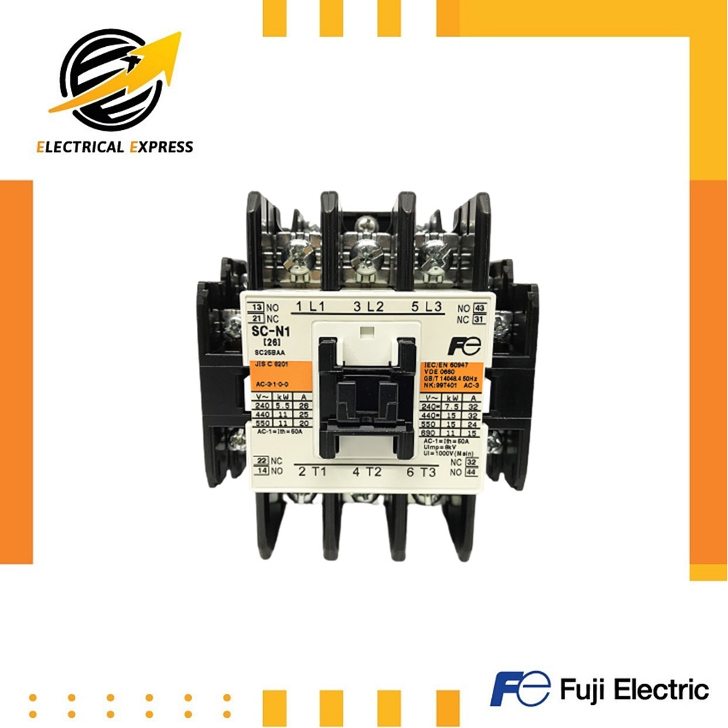 Fuji Electric แมกเนติก คอนแทคเตอร์ รุ่น SC-N1 (FUJI Magnetic Contactor) | Shopee Thailand