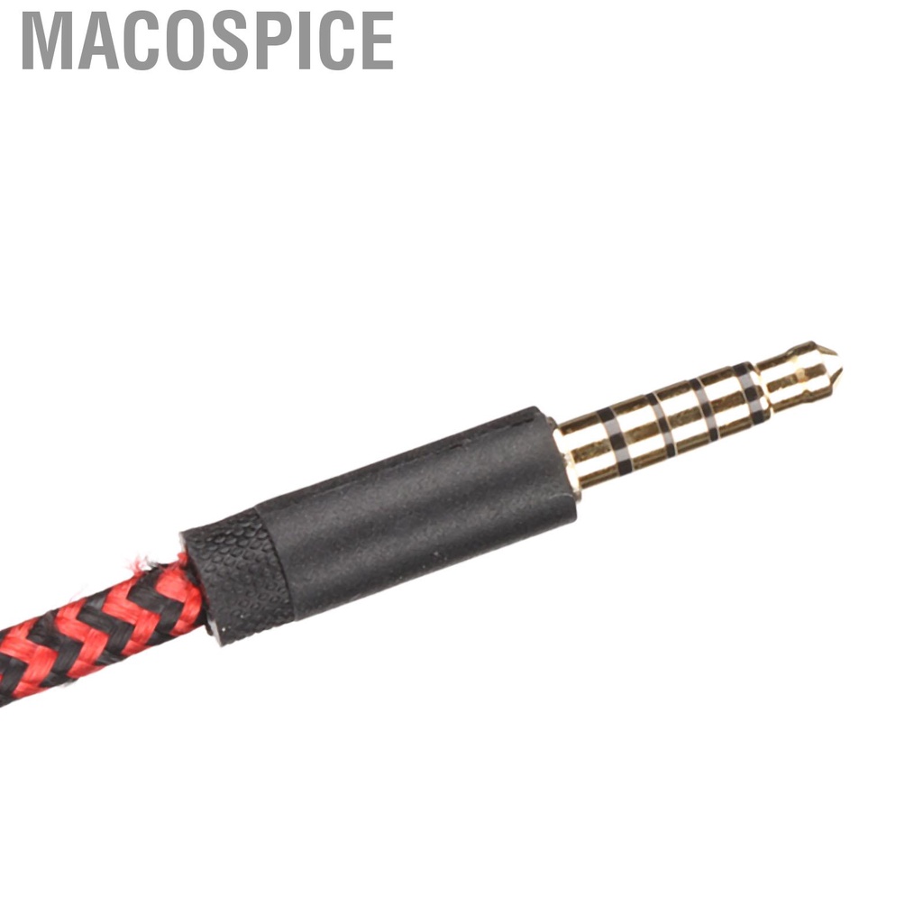 Macospice Headphone Cable Built in Mic Replacement Headset Wire with ...
