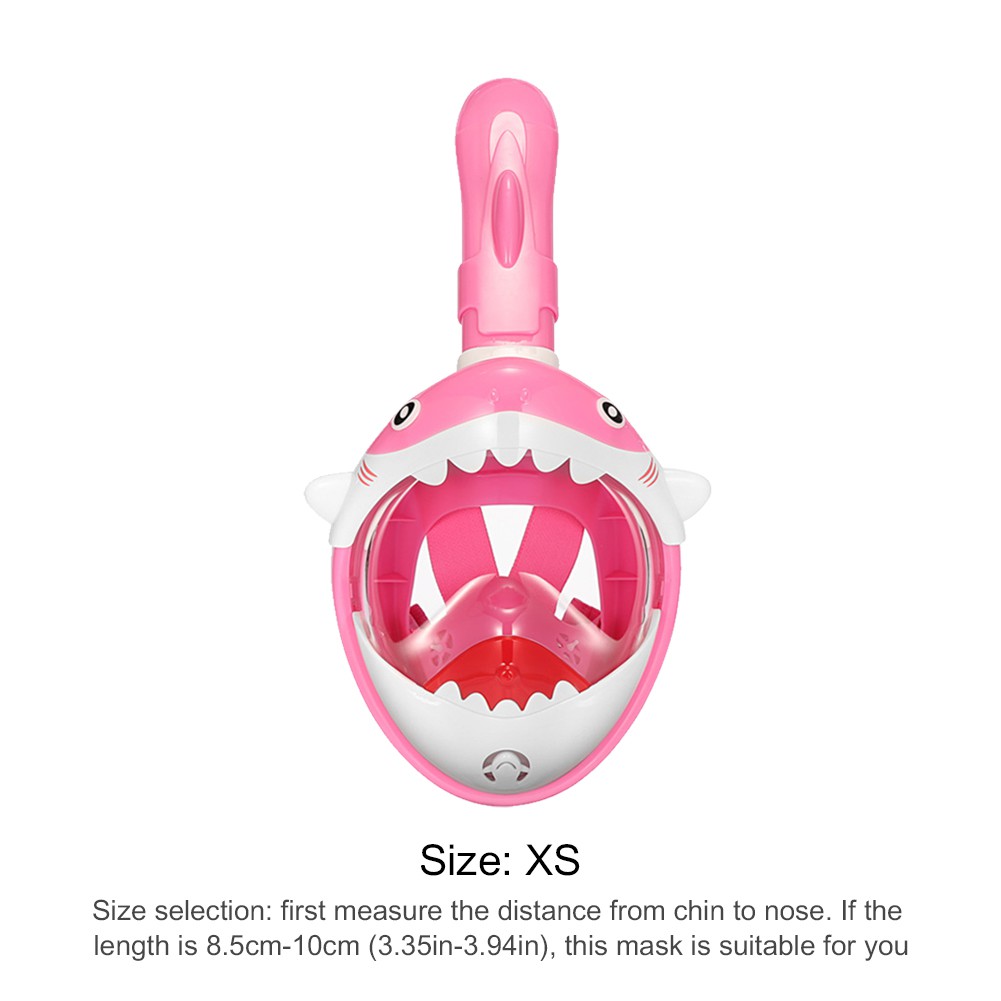 Kids Diving Full Face Mask Children Snorkeling Shield Boy Girl Cartoon ...