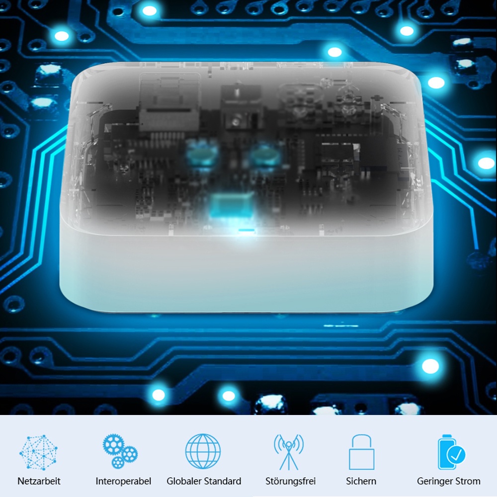 Smart Home〗★Mini Tuya multi-mode gateway, WLAN+BLE+Mesh+Zigbee multi-protocol communication ...