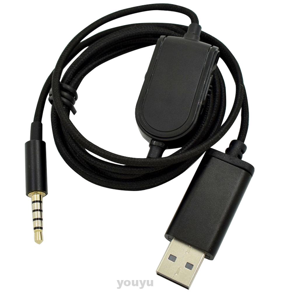 Headphone Cable Audio Electronics Extension Stereo USB Volume Control ...