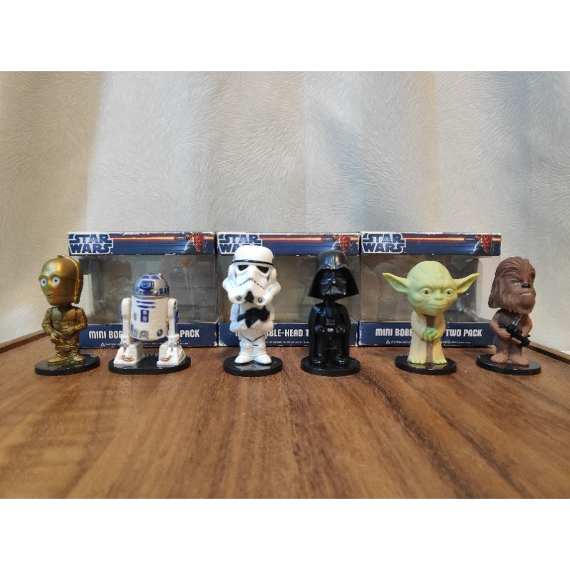 STAR WARS FUNKO MINI BOBBLE-HEAD SET | Shopee Thailand