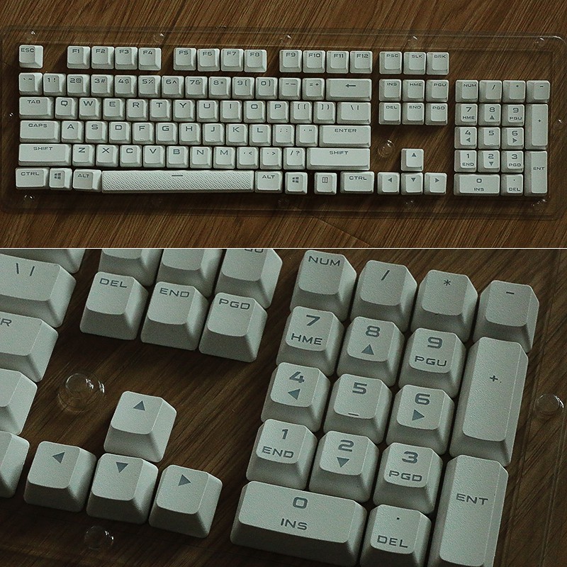 ﺴCorsair K70MK.2 keycap mechanical keyboard PBT Translucent single ...