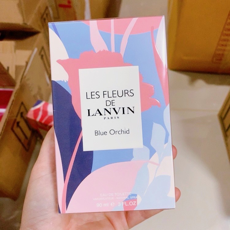 น้ำหอมLanvin Les Fleurs de Lanvin Blue Orchid EDT 90 ml กล่องซีล ...