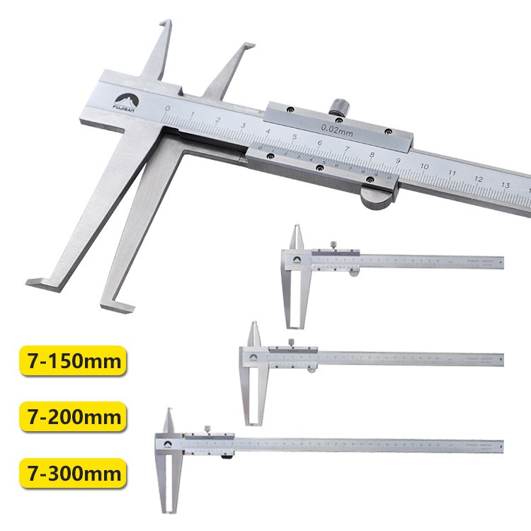 The Grooved Vernier Caliper Stainless Steel Long Claw Diameter Caliper ...