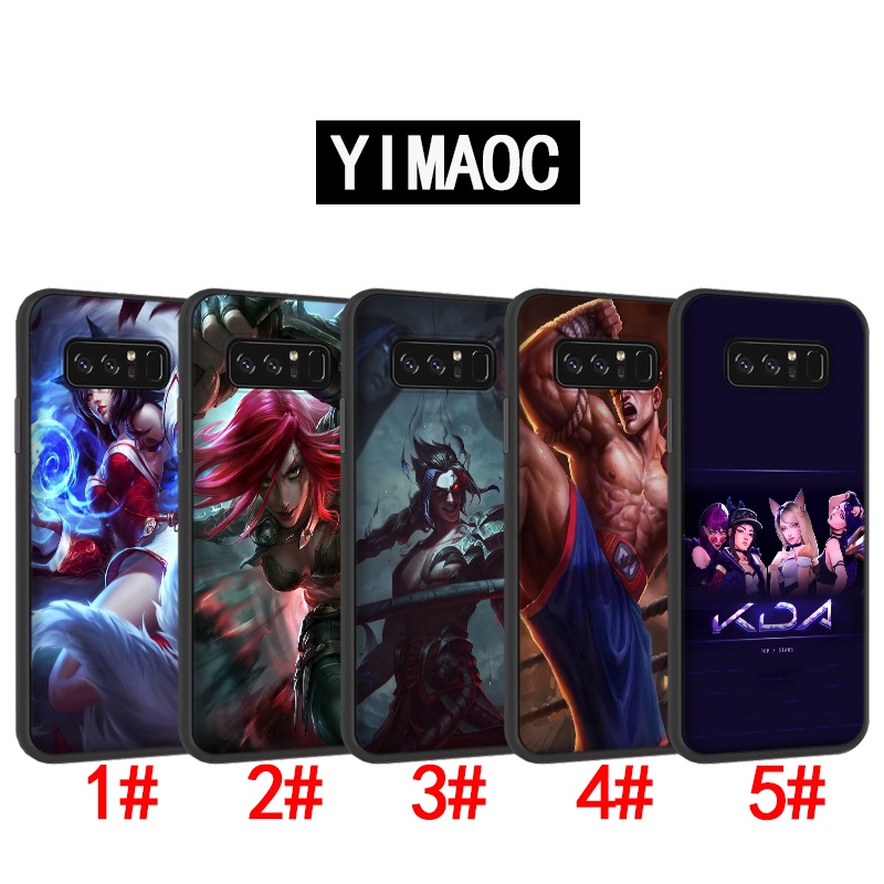 Samsung S7 Edge S8 S9 S10 Plus Plus S10E Soft Case B124 League of Legends kda lol logo ...