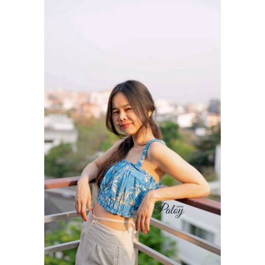 Paloy Crop ผ้าสปัน สวยๆ เด้งๆ พริ้วๆ ใส่สบายมาก - natcha7450 - ThaiPick