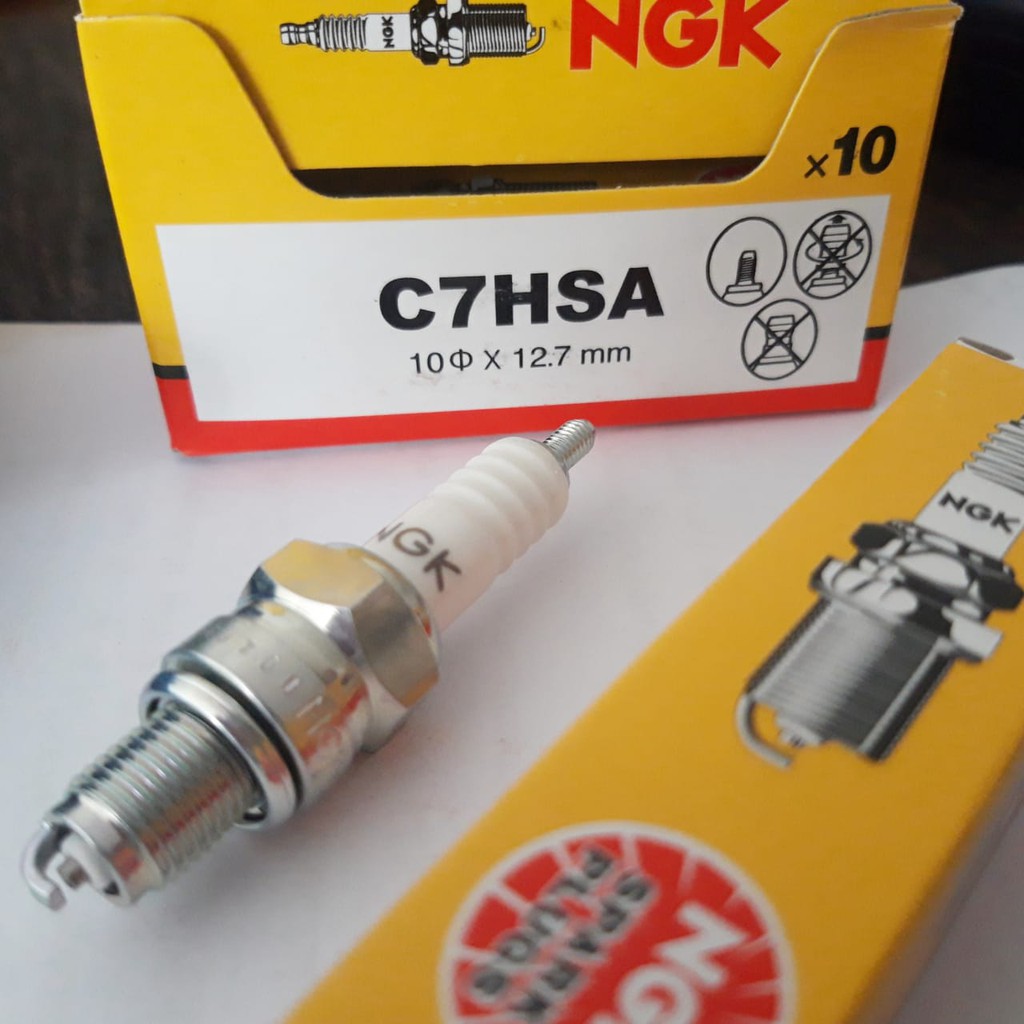 หัวเทียน Ngk C7hsa Ll หัวเทียนเป็ด 4t Supra Vega Jupiter หัวเทียนเป็ด ...