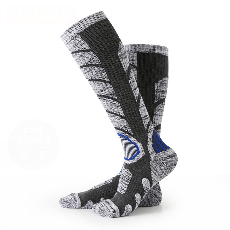 Long Sports Socks Winter Warm Men Women Thermal Ski Socks for Outdoor ...