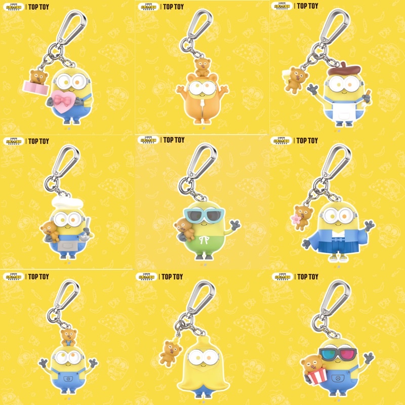 TOPTOY เลือกแบบ KEYCHAIN MINIONS BOBTIM Best Friends พวงกุญแจ มินเนี่ยน ...
