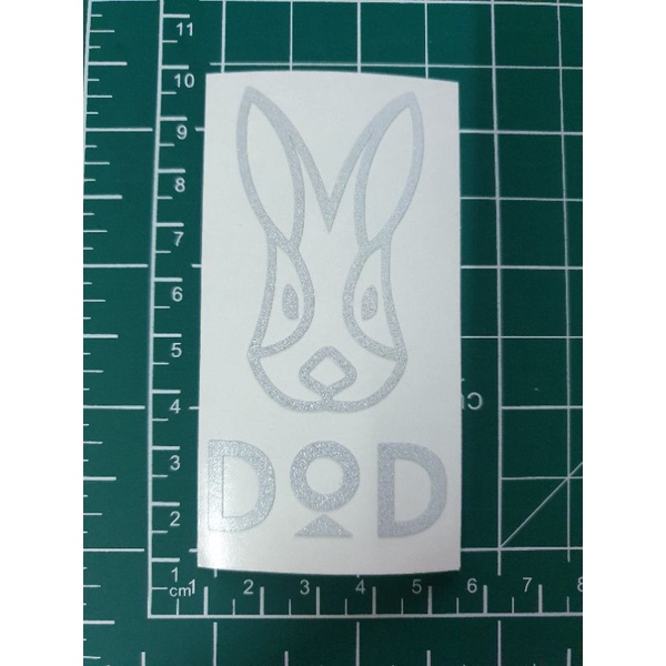 สติ๊กเกอร์ Dod ขาวและดำ 3M สะท้อนแสง ทนแดด ทนฝน ไม่ซีด - kaew_carbon ...