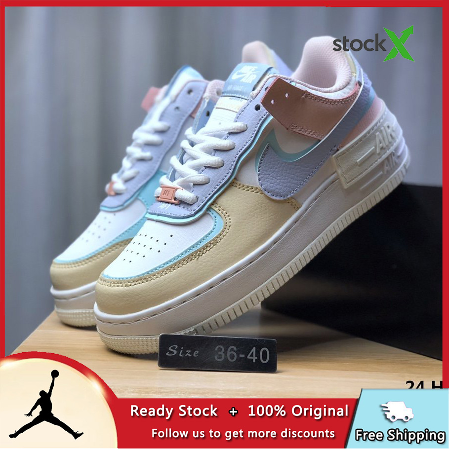 Nike Real Half Nike Air Force 1 รองเท้ากีฬาผู้ชายรองเท้าหุ้มเบาะรองเท้า ...