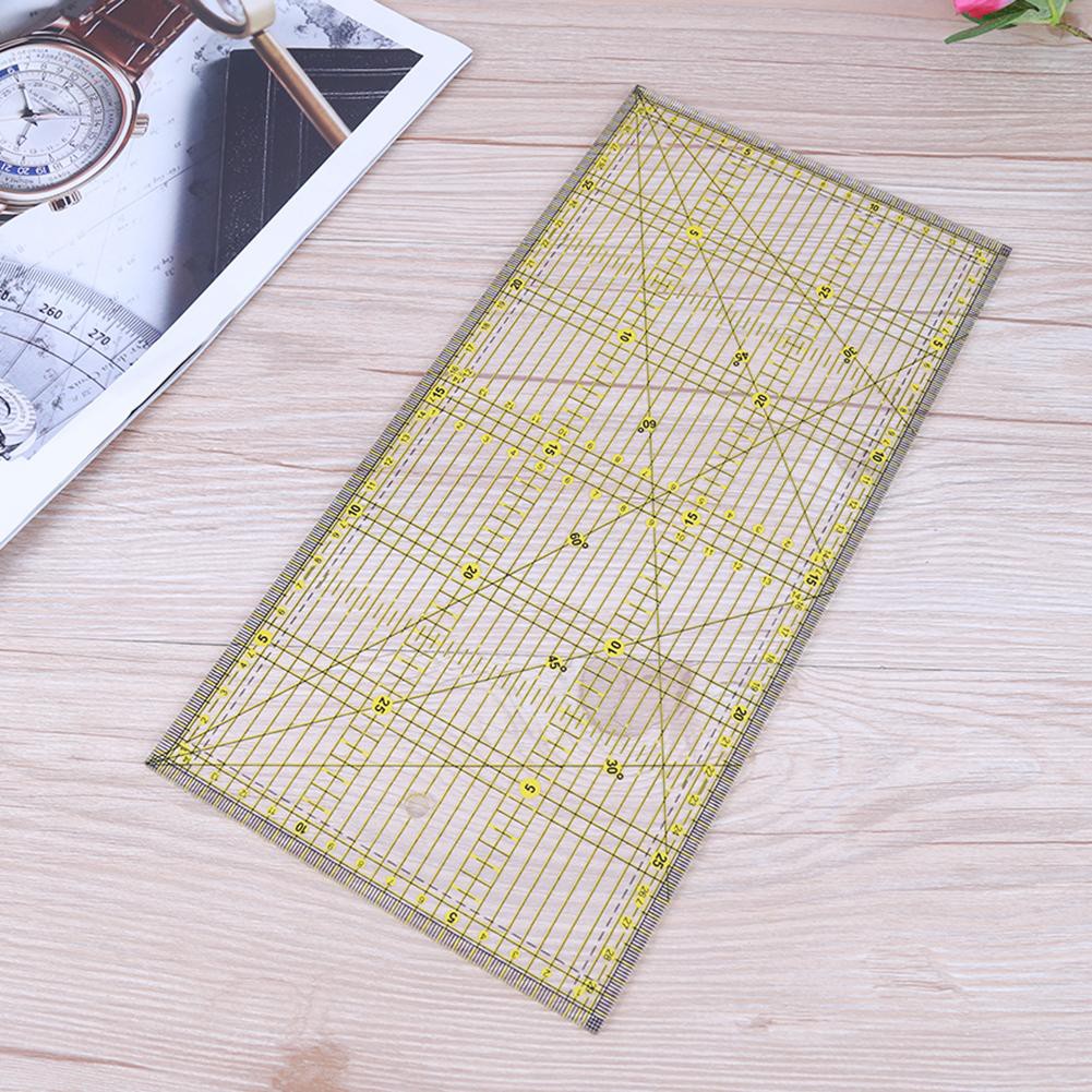 ACT 30 X 15cm Durable Clear Acrylic Quilt Ruler Handmade Patchwork ...