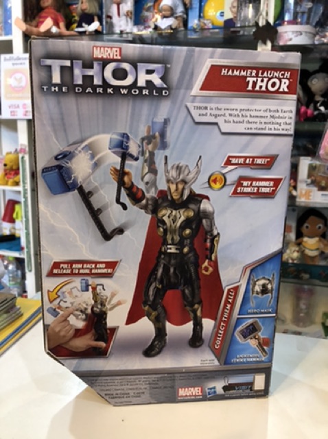 MARVEL THOR THE DARK WORLD Hammer Lunch 10 Talking Figure - pk_toys ...