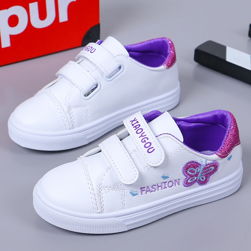 กระแสน้ำKids Sport Shoes Spring Autumn Cute Butterfly Girls Sneakers ...
