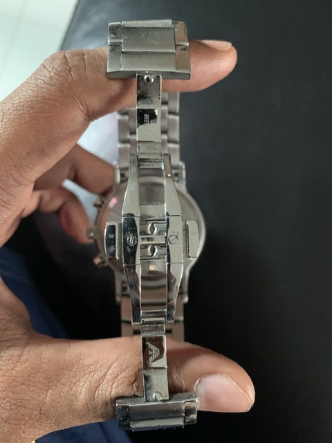 นาฬิกา มือสอง Emporio Armani AR2486 with Black Chronograph Display ...